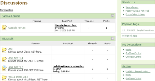Community Server Quickly