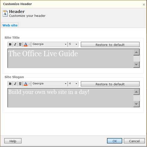 Microsoft Office Live Small Business: Beginner's Guide