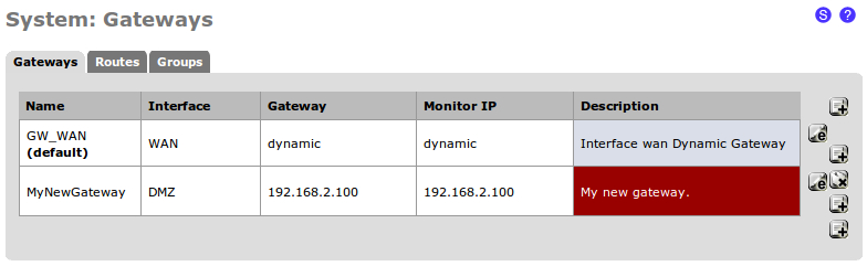Creating a gateway | pfSense 2 Cookbook