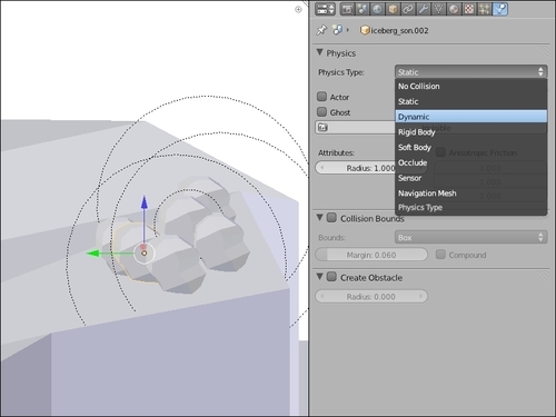 4. Collisions | Blender Game Engine: Beginner's Guide