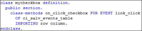 Adding checkboxes to columns | SAP ABAP Advanced Cookbook